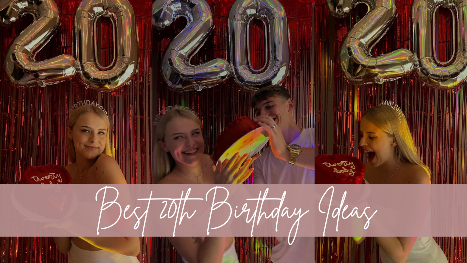 The Best 20th Birthday Ideas! - Home Styling By Maya