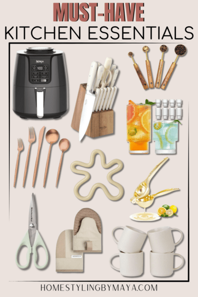 The Best Kitchen Essentials You'll ACTUALLY Use! - Home Styling By Maya