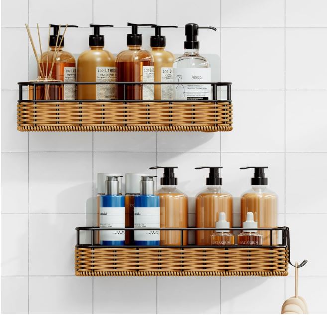 The BEST Shower Caddy Finds For Apartment Bathrooms - Home Styling By Maya