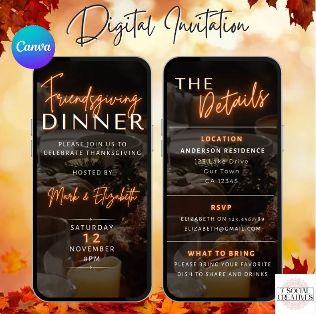 The Best Friendsgiving Invites For Your Dinner Party! - Home Styling By ...